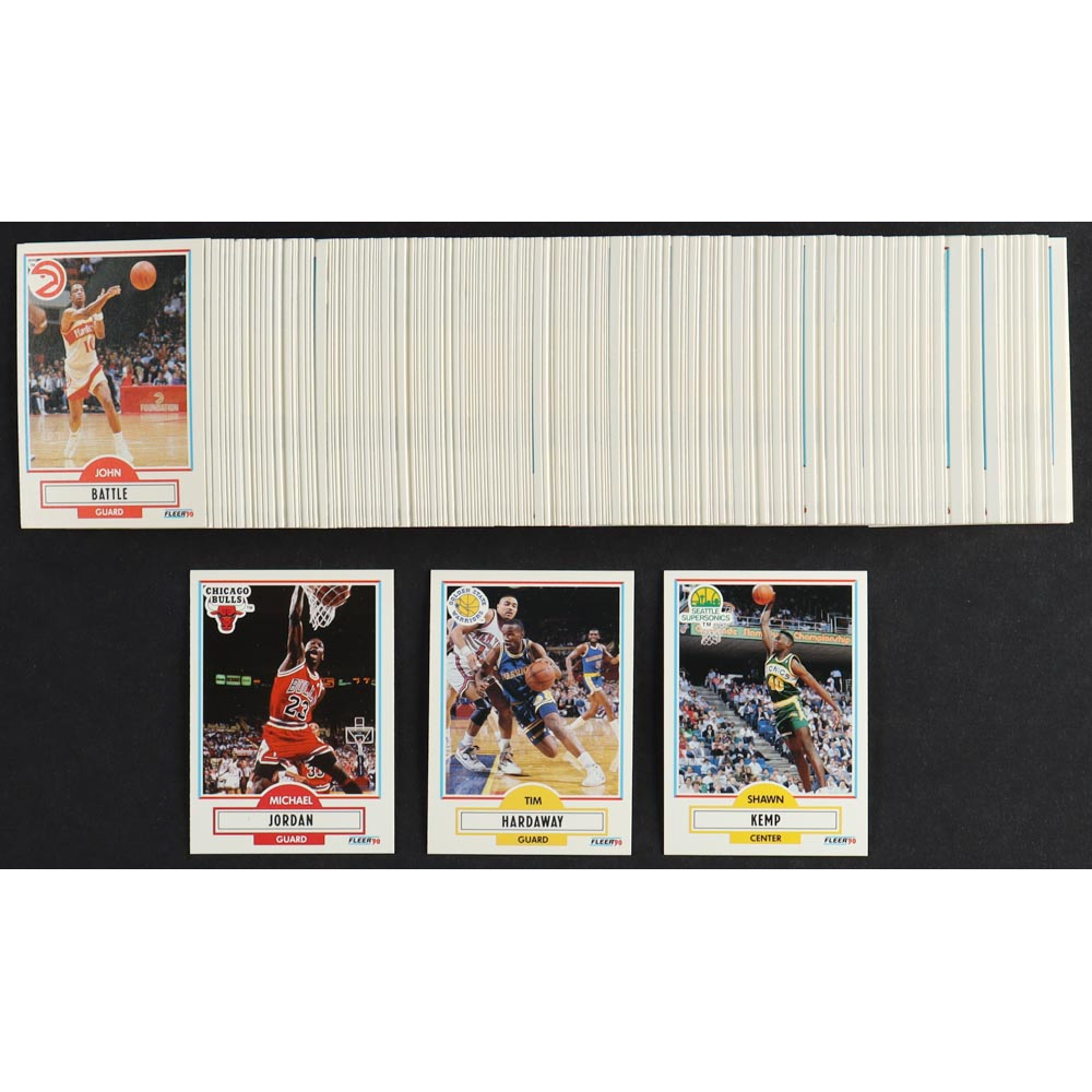 1990-91 Fleer Basketball Complete Set of (198) Cards with Michael ...