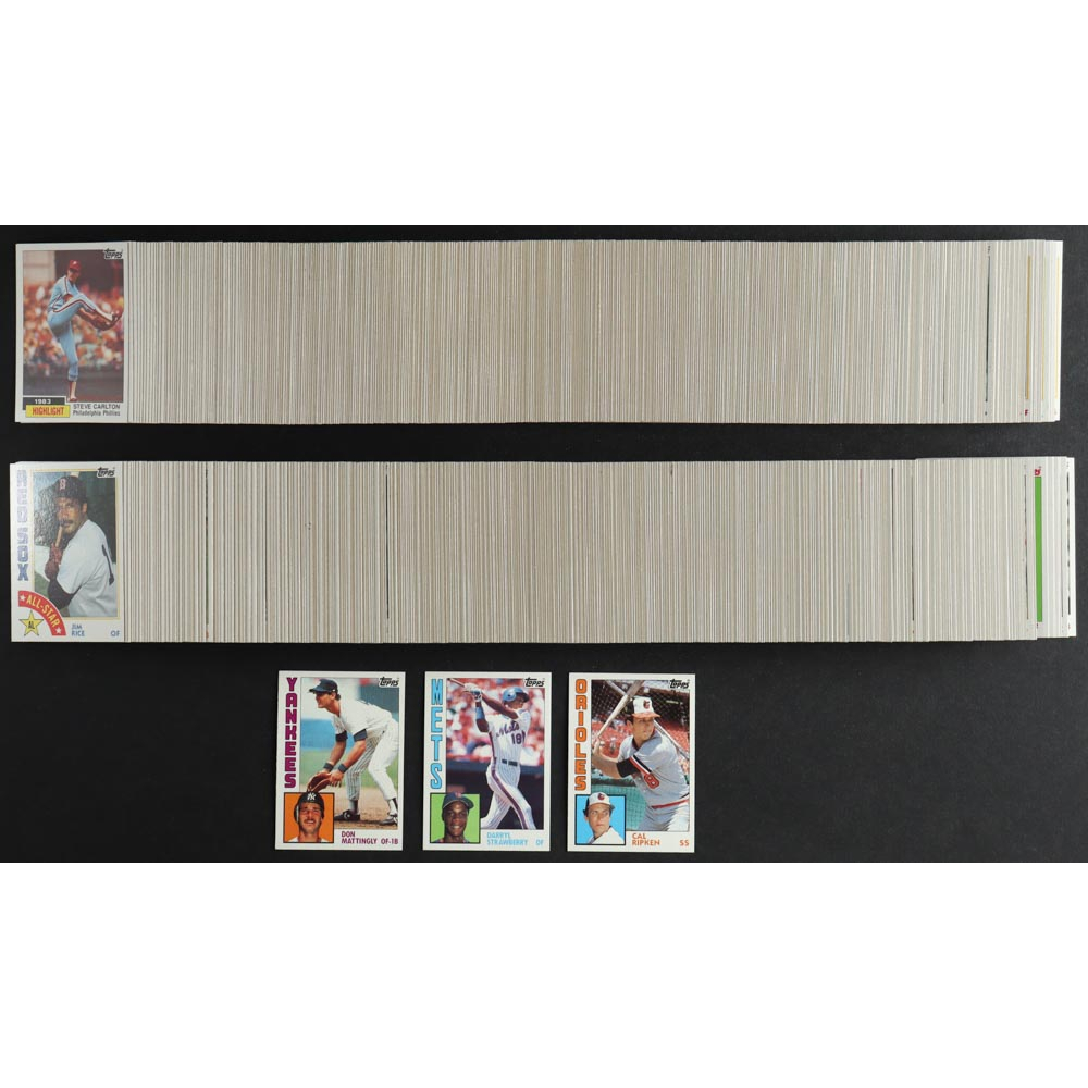 1984 Topps Baseball Complete Set of (792) Cards with Don Mattingly #8 ...
