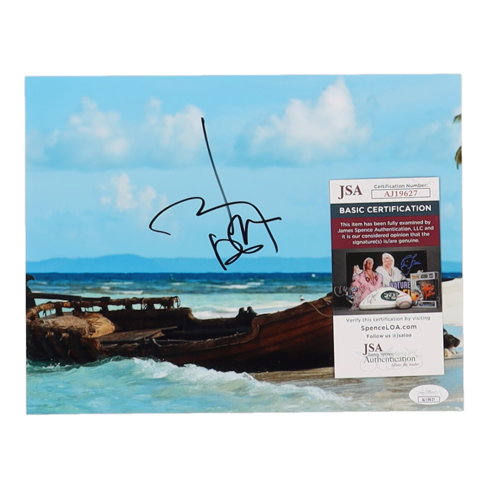 Johnny Depp Signed "Pirates of the Caribbean" 8x10 Photo (JSA ...