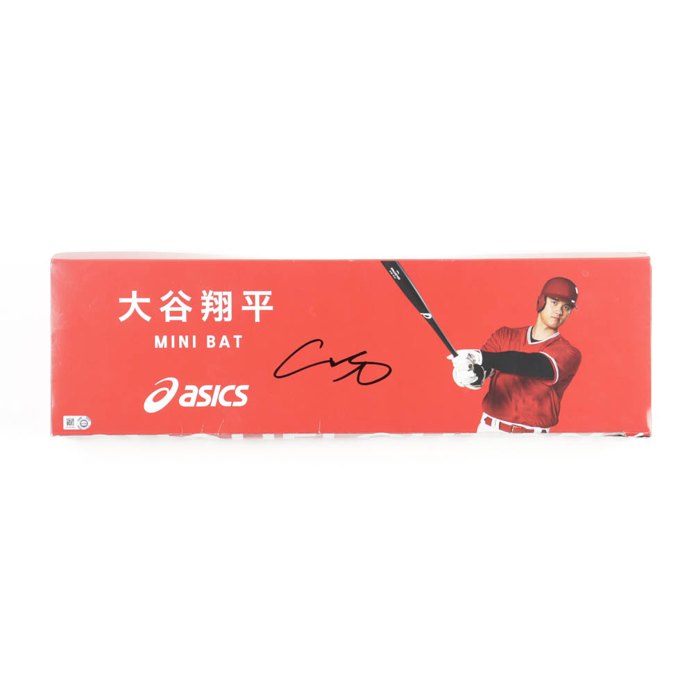Shohei Ohtani Signed Asics Mini Bat (MLB) | Pristine Auction