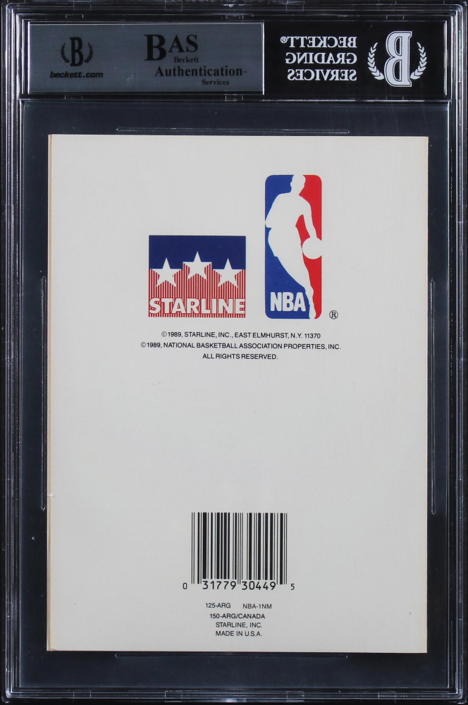 Michael Jordan Signed Bulls 4.75x6.5 Greeting Card (BAS) | Pristine Auction