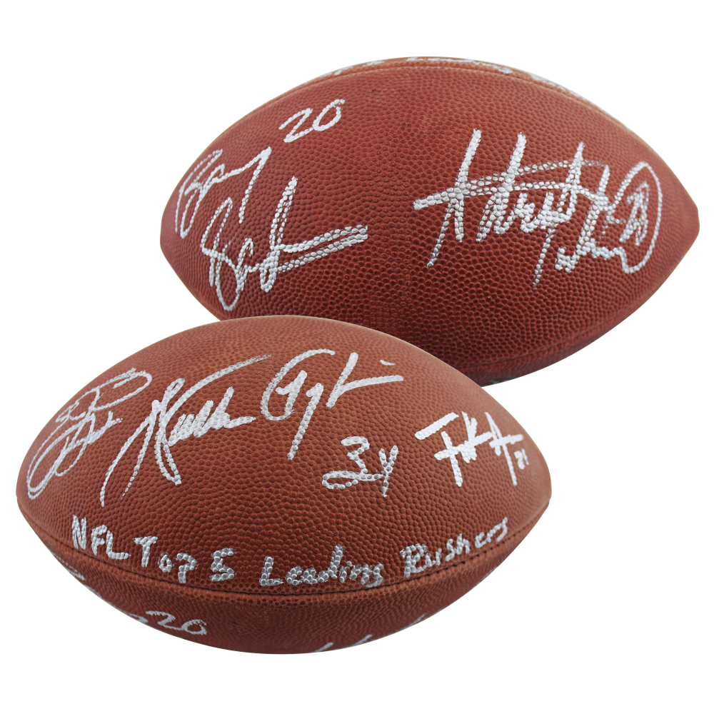 NFL Leading Rushers Signed NFL Football Signed By (5) With Walter ...