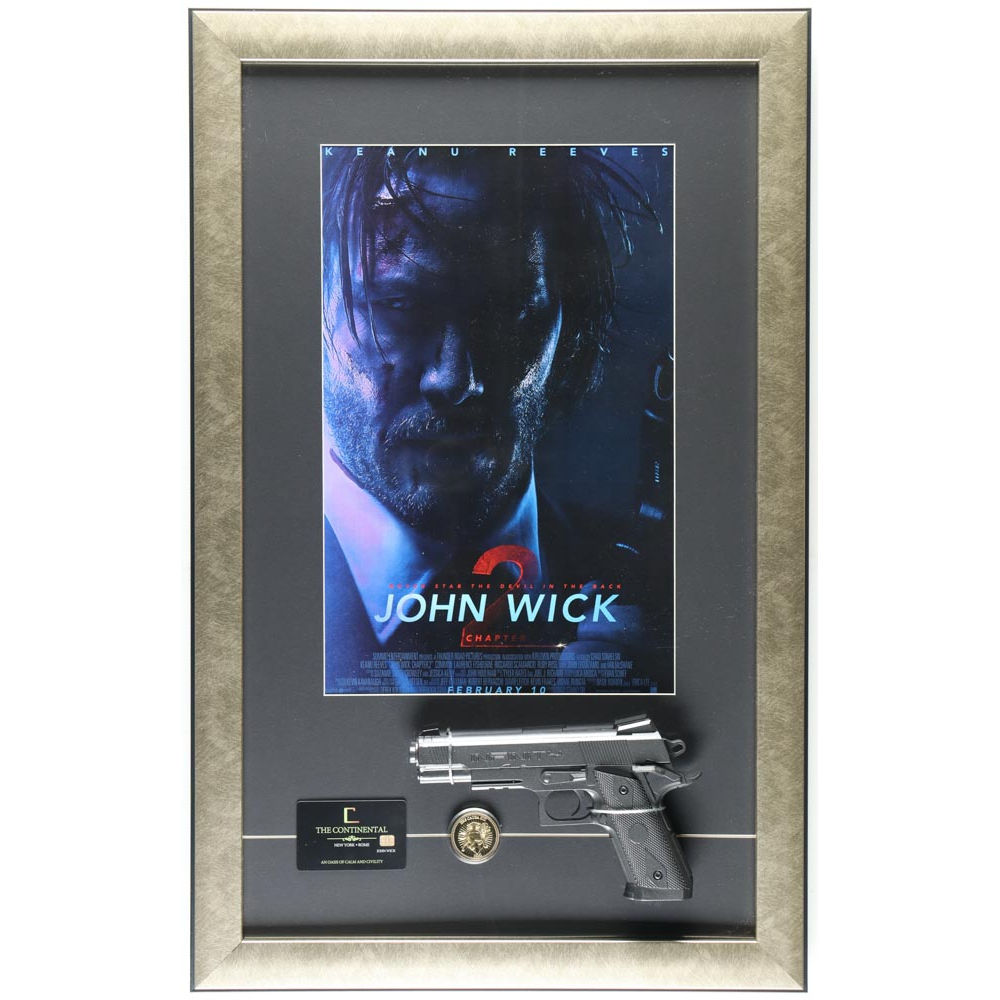 "John Wick Chapter 2" Custom Framed Movie Poster Display with Movie ...