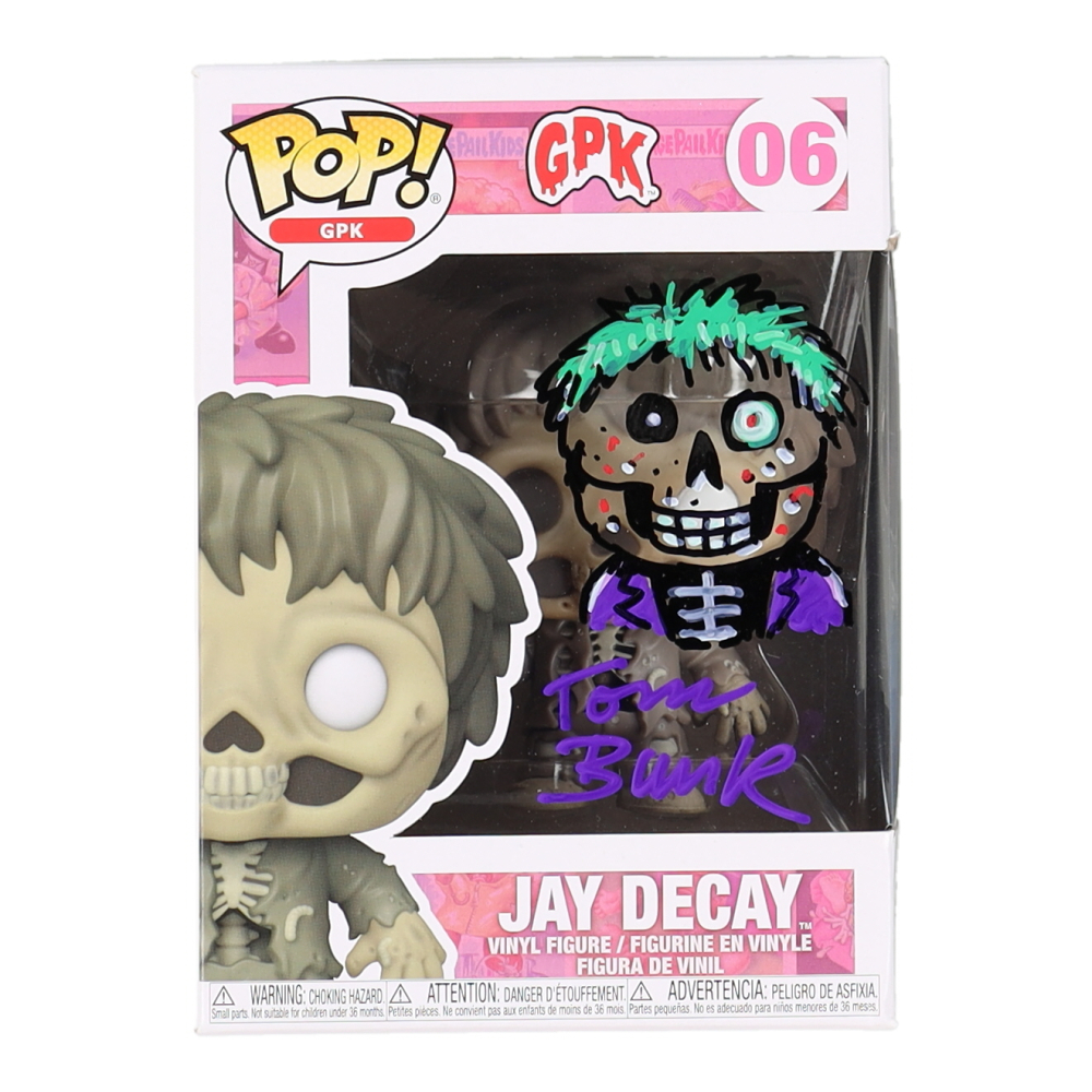 Tom Bunk Signed "Garbage Pail Kids" #06 Jay Decay Funko Pop! Vinyl ...