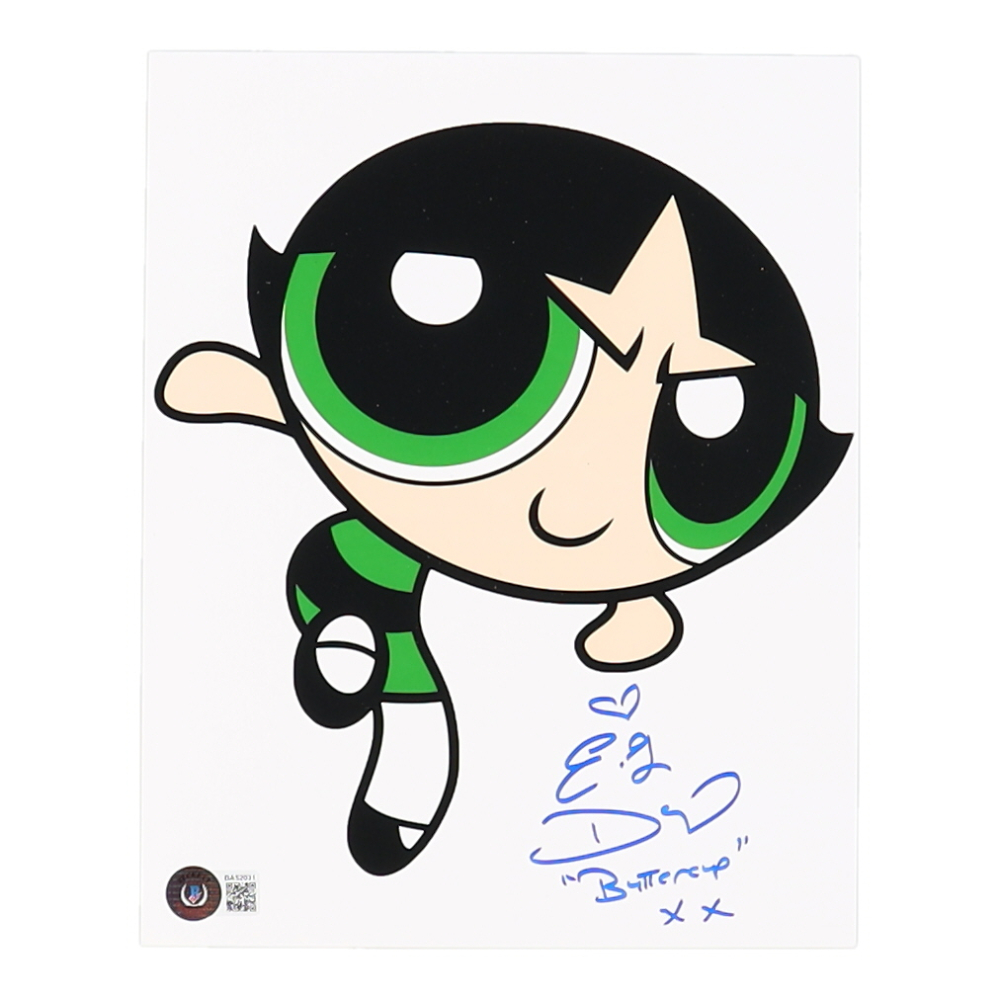 E.G. Daily Signed "The Powerpuff Girls" 8x10 Photo Inscribed "Buttercup ...