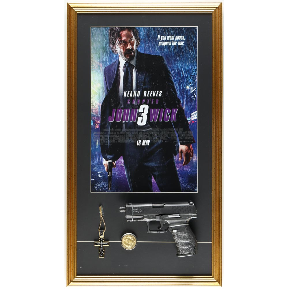 "John Wick Chapter 3" Custom Framed Movie Poster Display with Movie ...