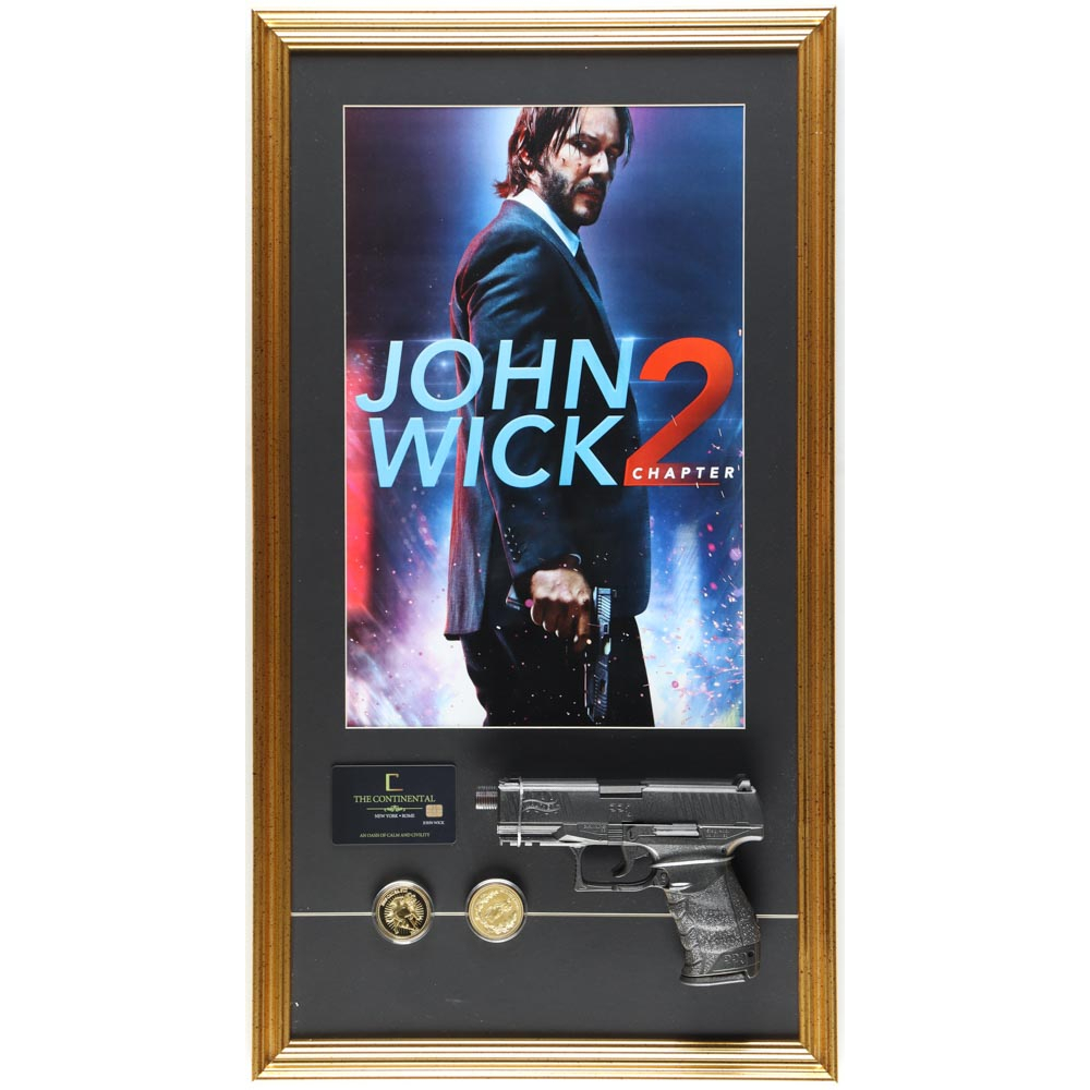 "John Wick Chapter 2" Custom Framed Movie Poster Display with Movie ...