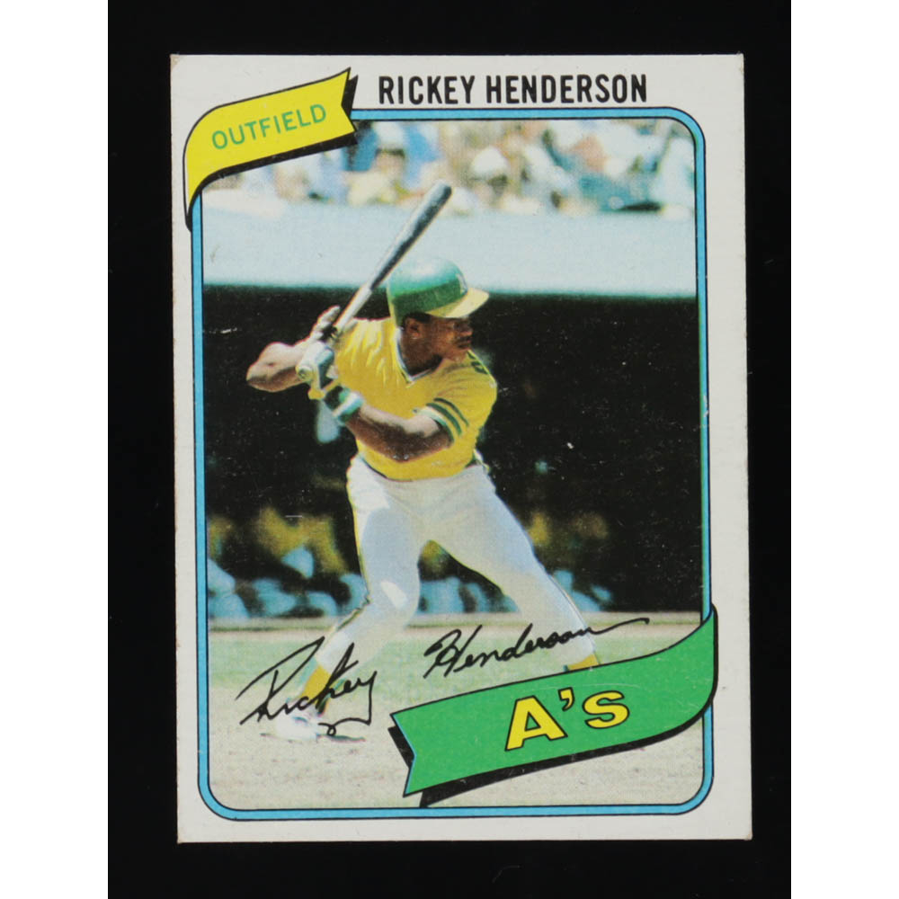 Rickey Henderson 1980 Topps #482 RC | Pristine Auction
