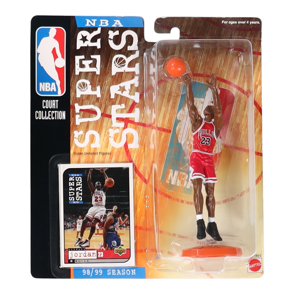 Michael Jordan 1998 NBA Super Stars Action Figure with Upper Deck ...
