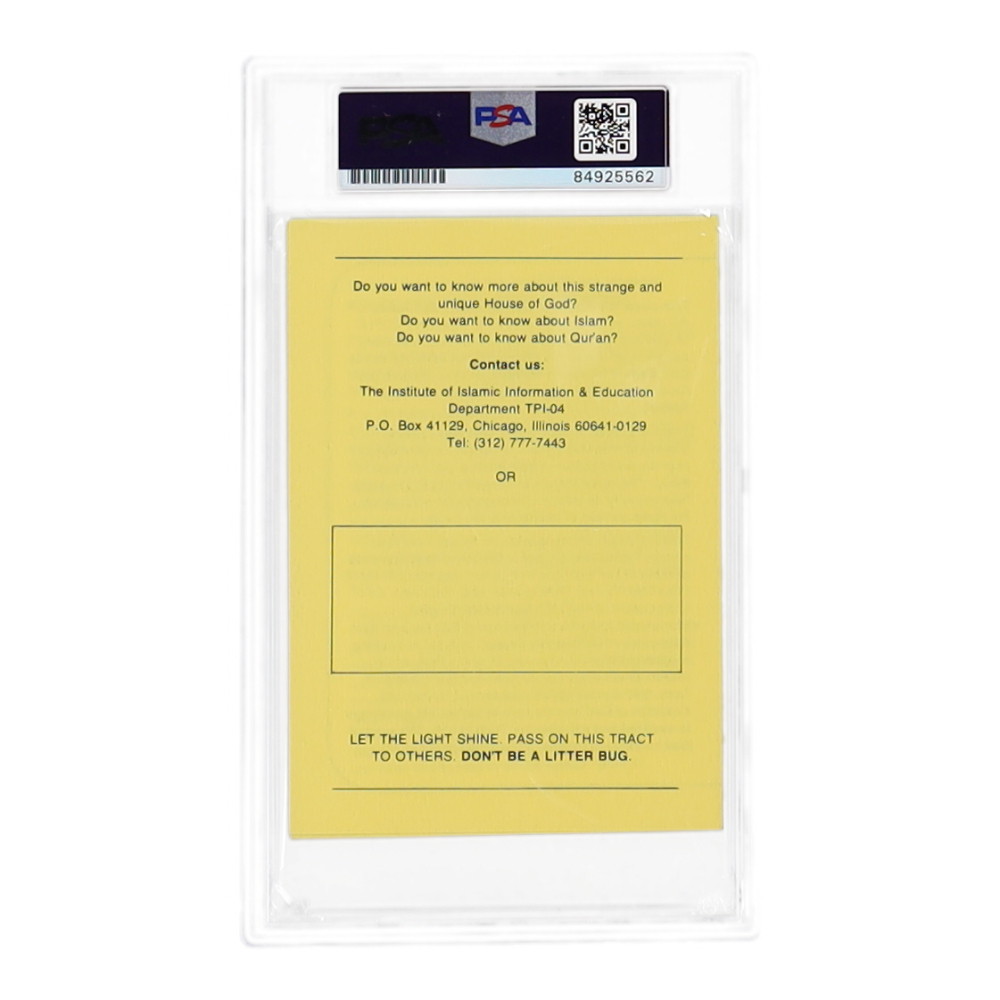 Muhammad Ali Signed Pamphlet (PSA) | Pristine Auction