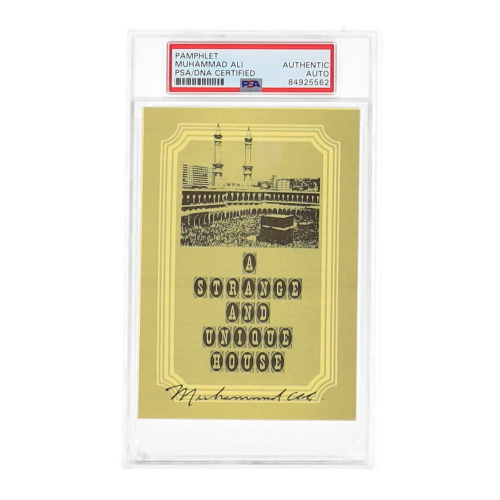 Muhammad Ali Signed Pamphlet (PSA) | Pristine Auction