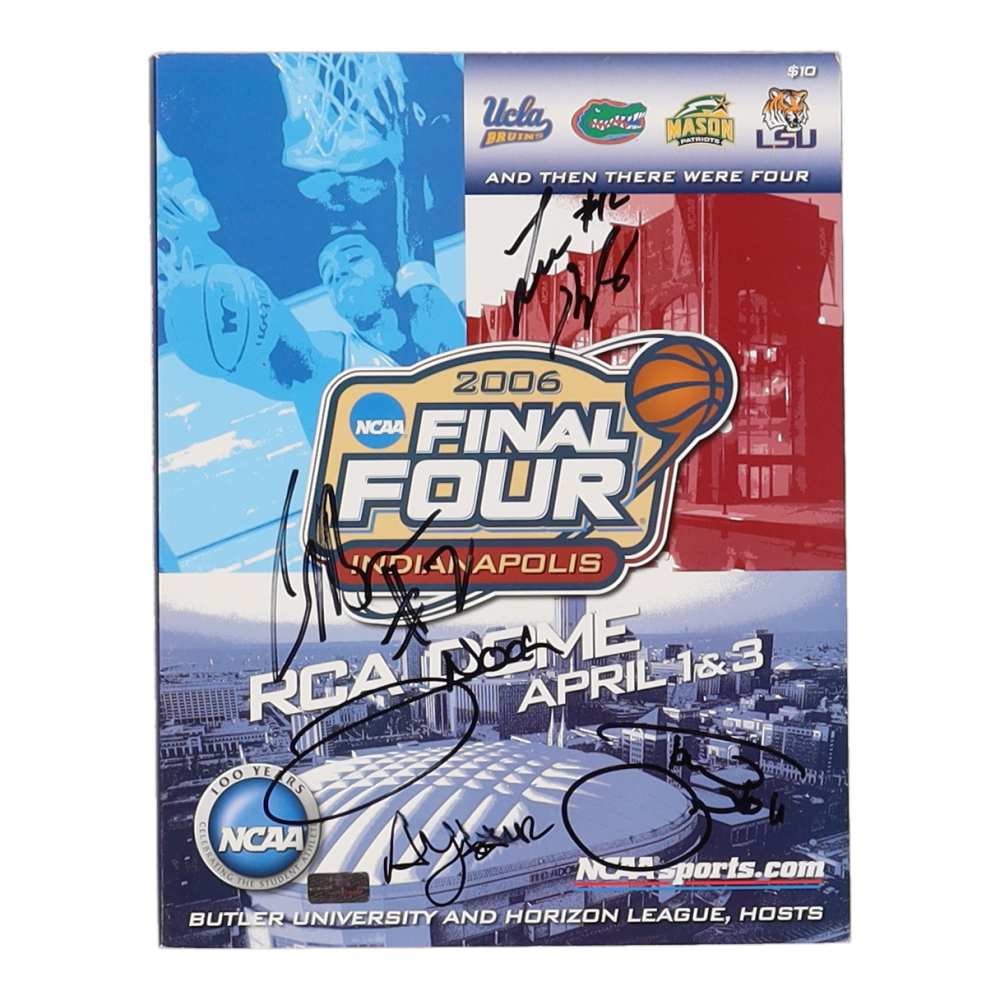 2006 NCAA Final Four 8x10 Program Team-Signed by (5) with Joakim Noah ...