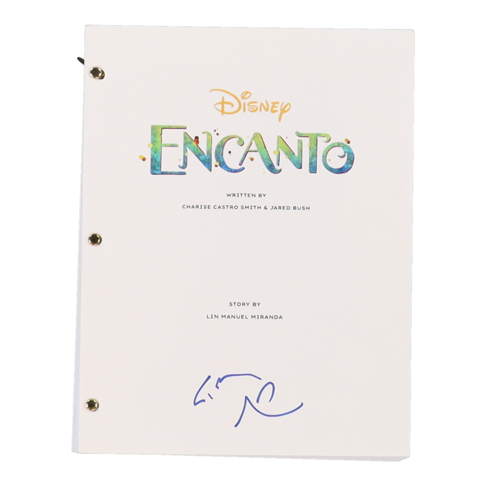 Lin-Manuel Miranda Signed "Encanto" 8x10 Script (Beckett) | Pristine ...