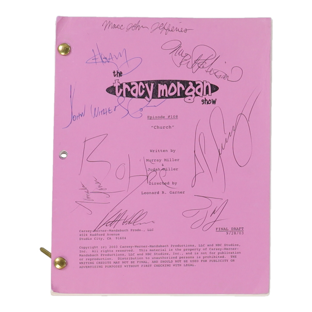 "The Tracy Morgan Show" 8x10 Script Cast-Signed by (9) with Tracy ...