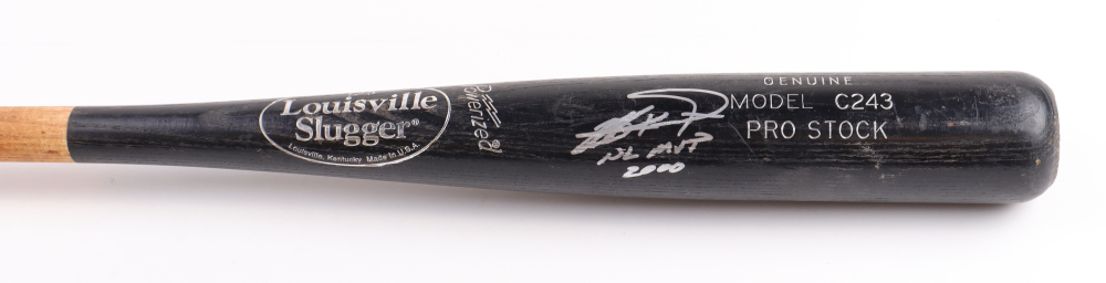 Jeff Kent Signed Louisville Slugger Pro Stock Baseball Bat Inscribed ...