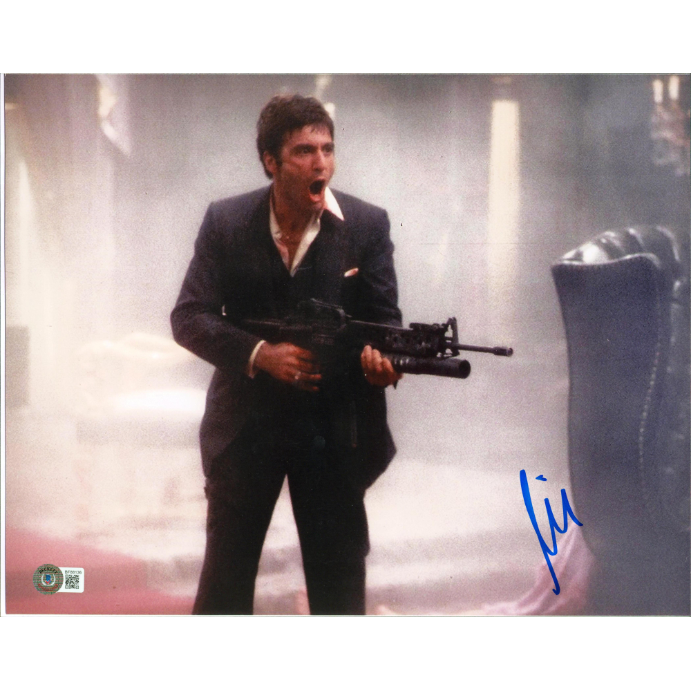 Al Pacino Signed "Scarface" 11x14 Photo (Beckett) | Pristine Auction
