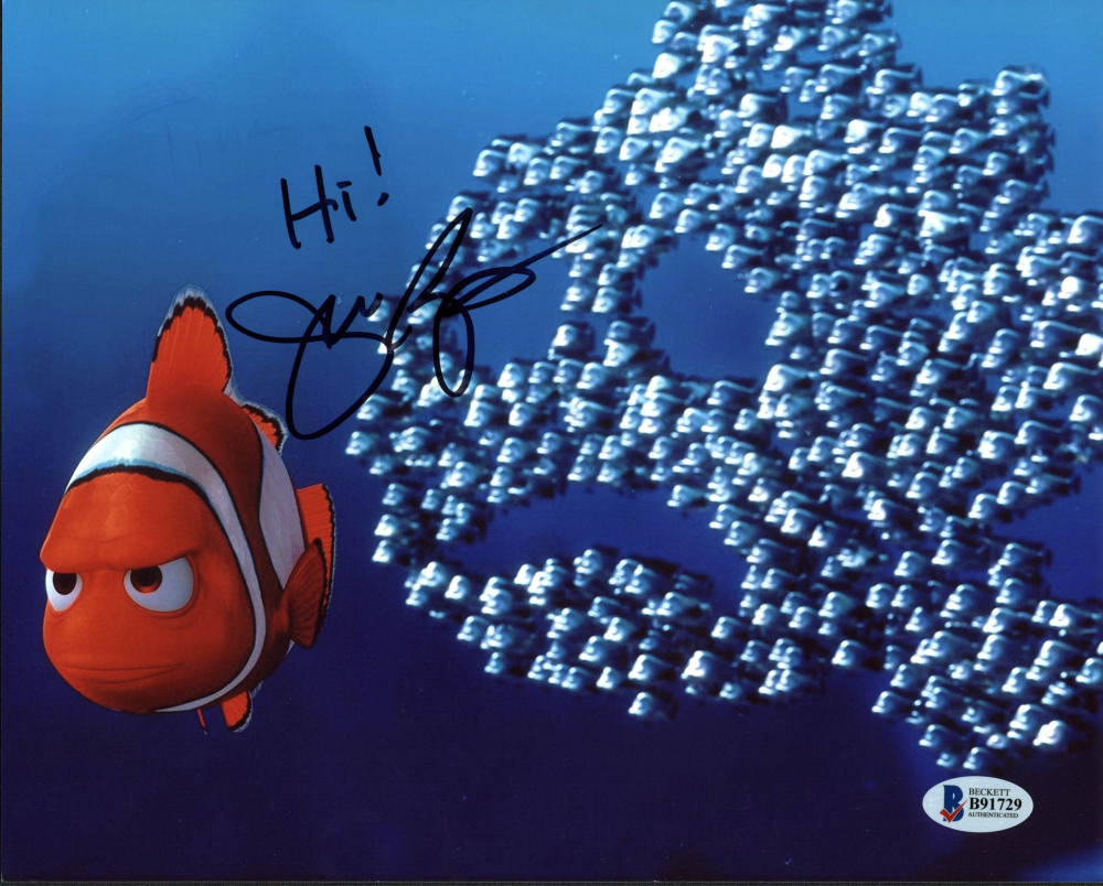 John Ratzenberger Signed "Finding Nemo" 8x10 Photo Inscribed "Hi ...
