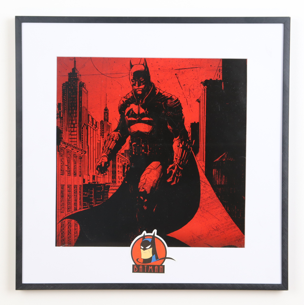 Batman Custom Framed Print with Vintage 90's "Batman: The Animated ...