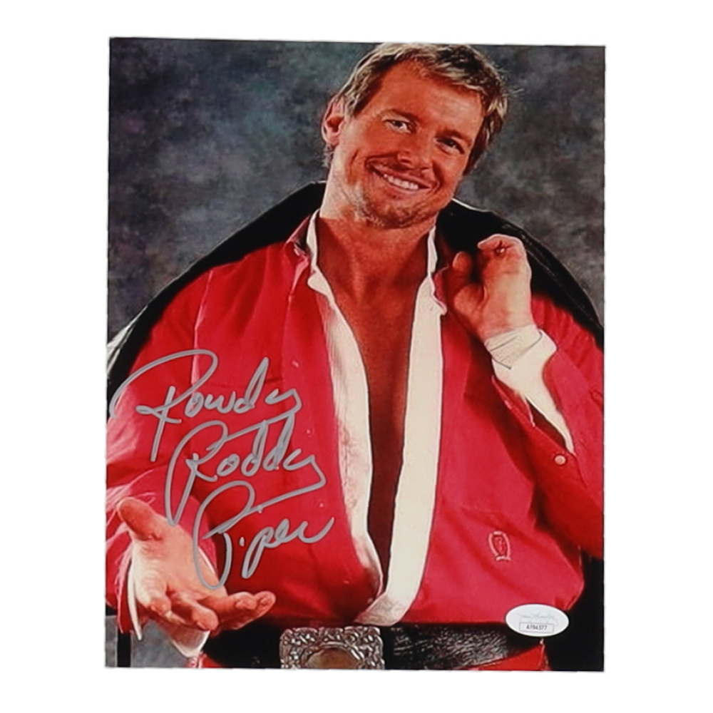 "Rowdy" Roddy Piper Signed 8x10 Photo (JSA) | Pristine Auction