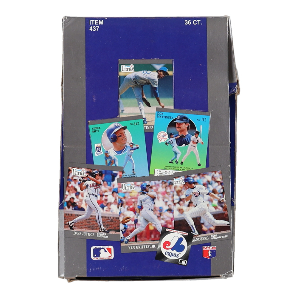 1991 Fleer Ultra Baseball Wax Box With (36) Packs | Pristine Auction