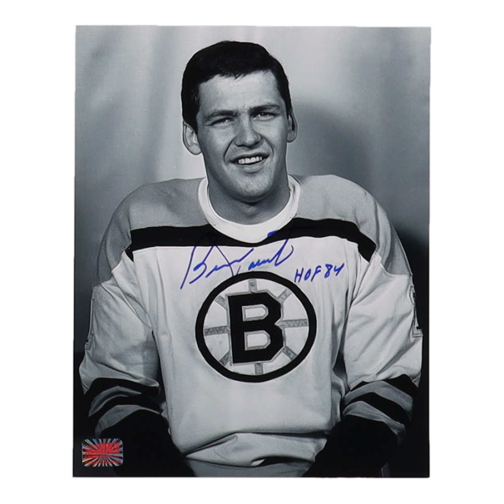 Bernie Parent Signed Bruins 8x10 Photo Inscribed "HOF 84" (YSMS ...