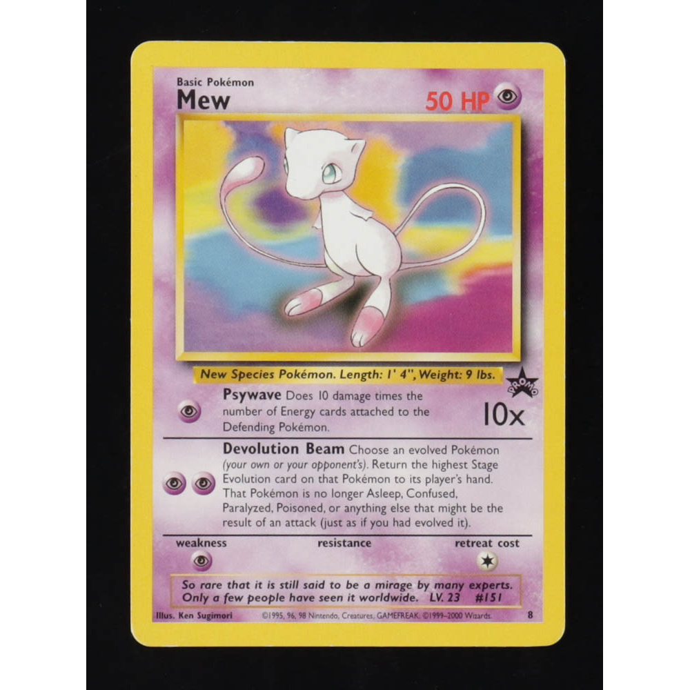 Mew Pokemon 2000 WOTC Promos #8 | Pristine Auction