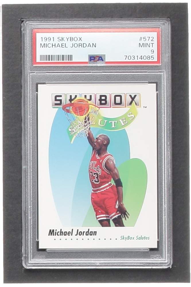 Michael Jordan 1991-92 SkyBox #572 SAL (PSA 9) | Pristine Auction