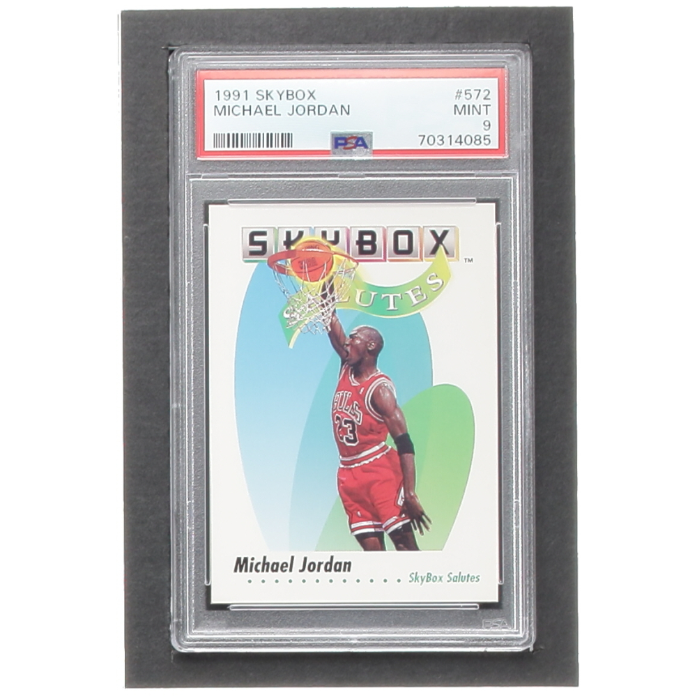 Michael Jordan 1991-92 SkyBox #572 SAL (PSA 9) | Pristine Auction