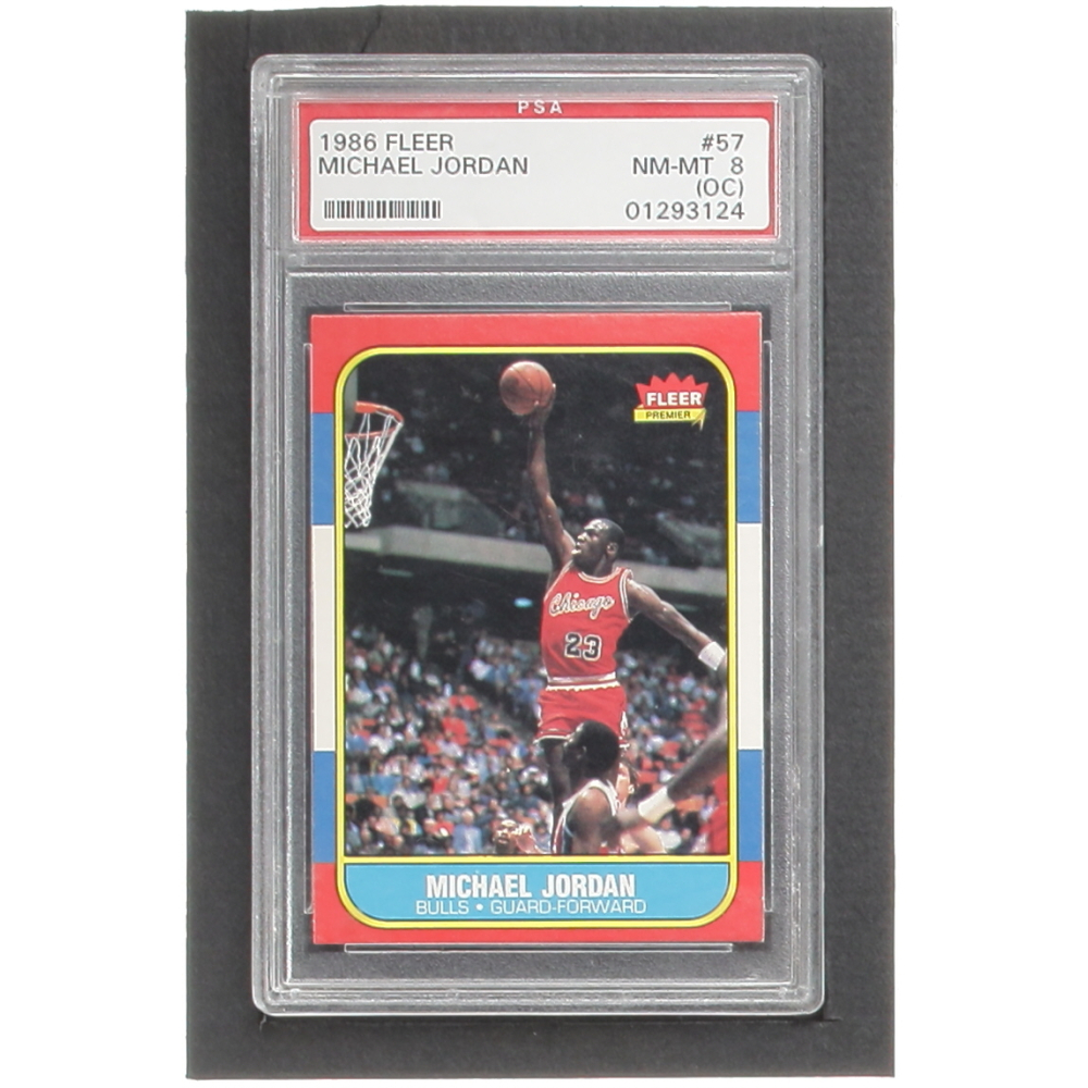 Michael Jordan 1986-87 Fleer #57 RC (PSA 8) (OC) | Pristine Auction