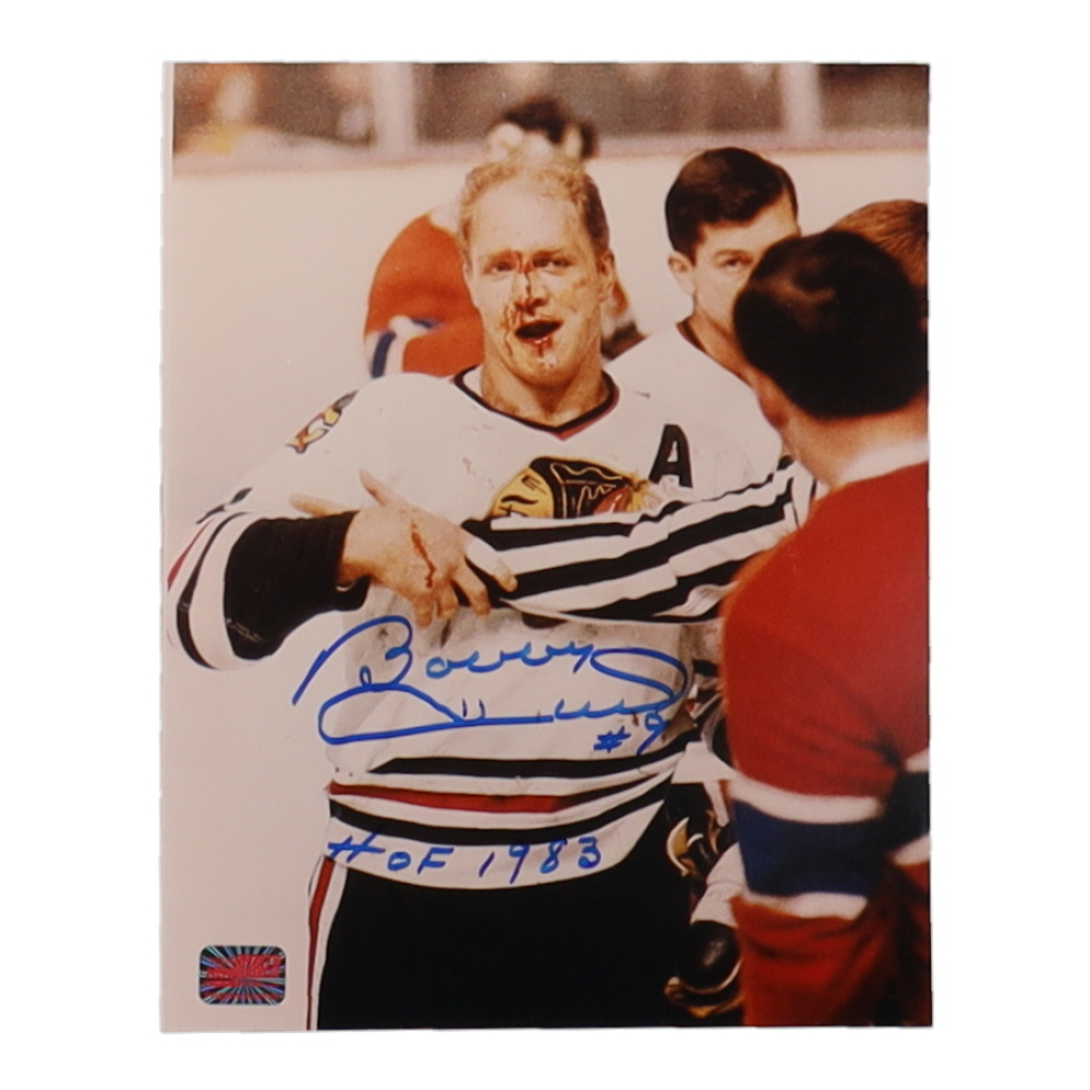 Bobby Hull Signed Blackhawks 8x10 Photo Inscribed "HOF 1983" (YSMS ...