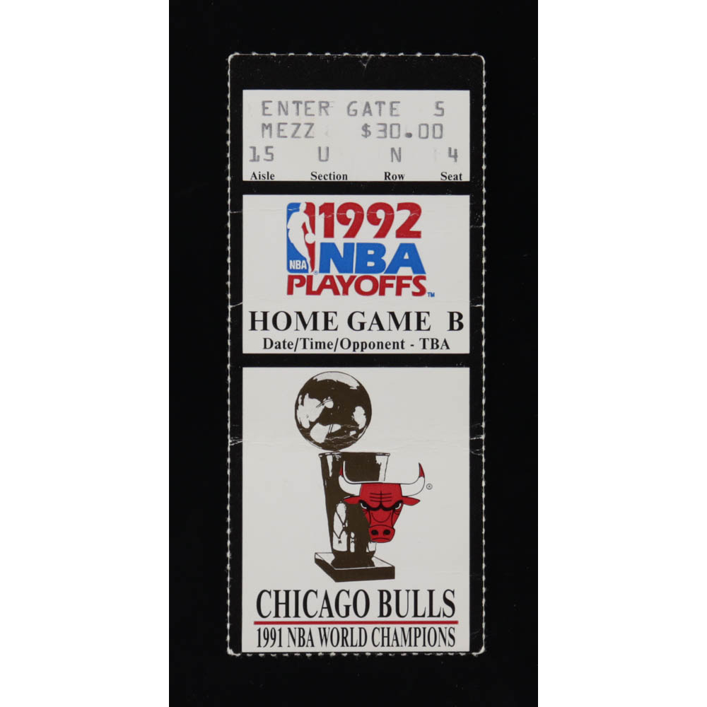 MICHAEL JORDAN 50 PT PLAYOFF GAME TICKET | Pristine Auction