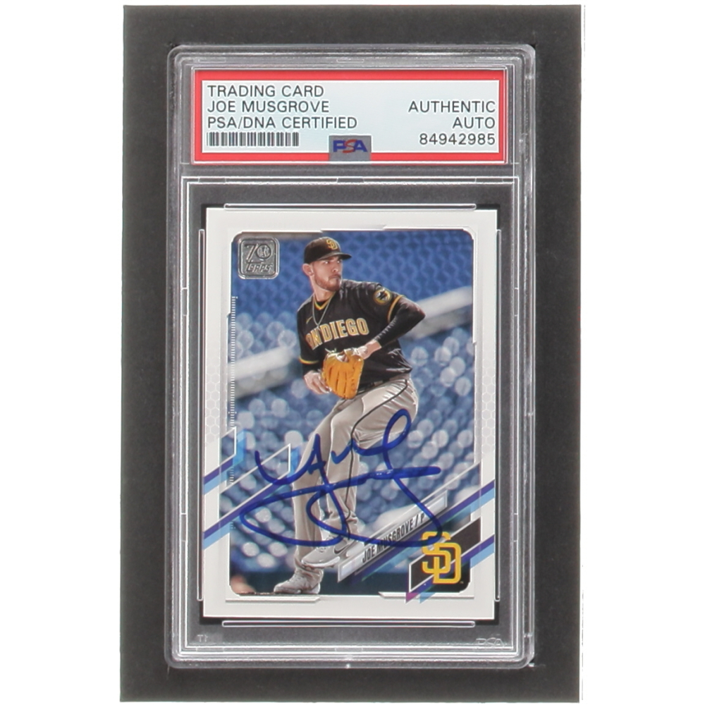 Joe Musgrove Signed 2021 Topps #411 (PSA) | Pristine Auction