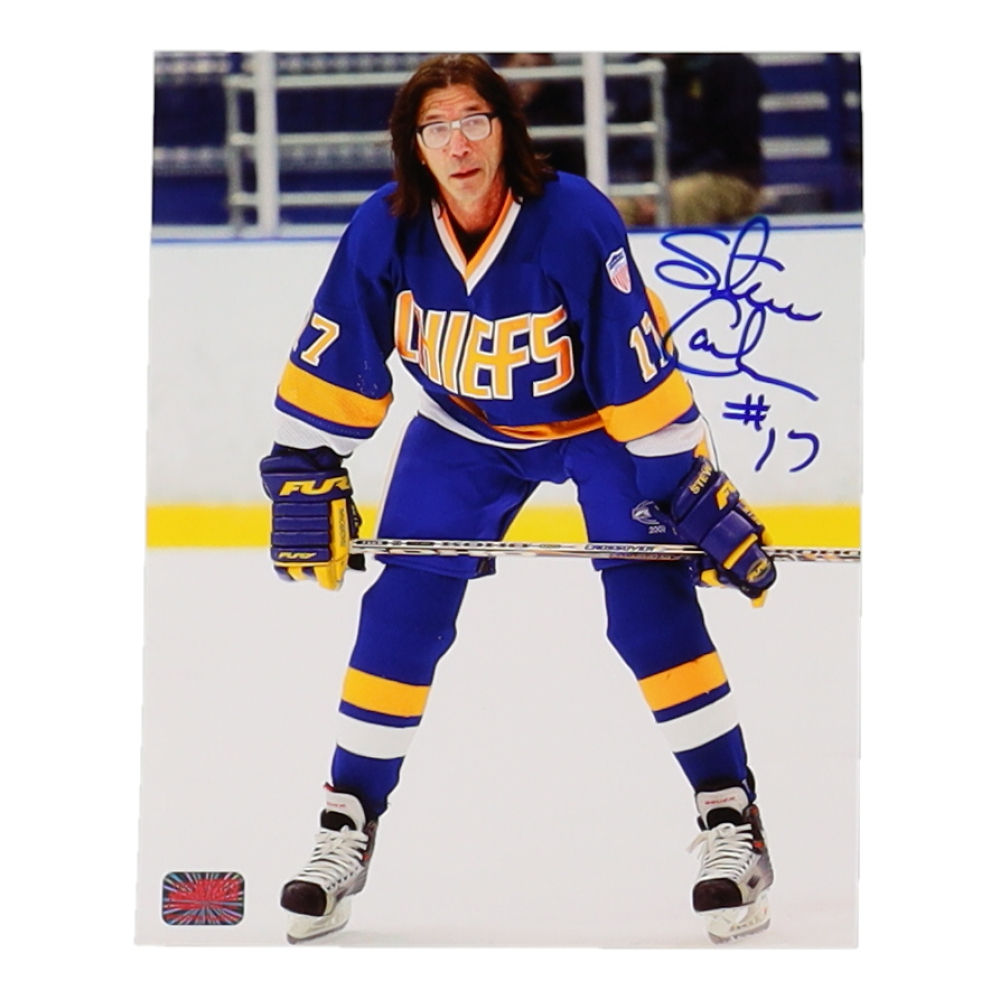 Steve Carlson Signed "Slap Shot" 8x10 Photo (YSMS) | Pristine Auction