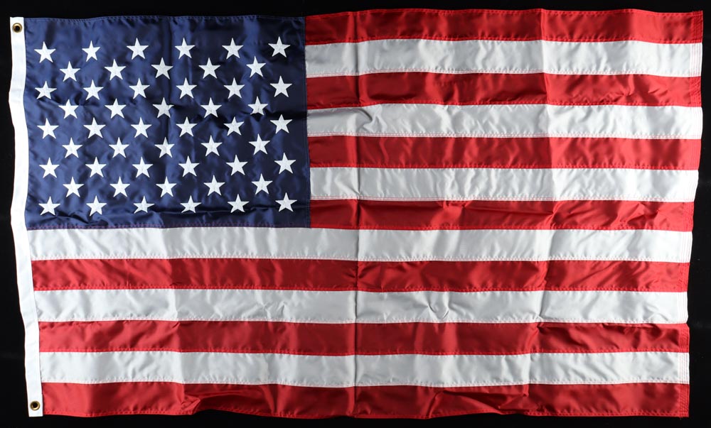 American Flag Flown Over the Capitol for the 72nd Birthday of the 45th ...