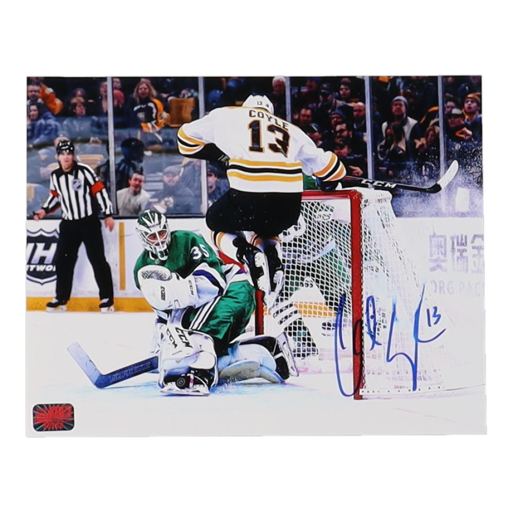 Charlie Coyle Signed Bruins 8x10 Photo (YSMS) | Pristine Auction