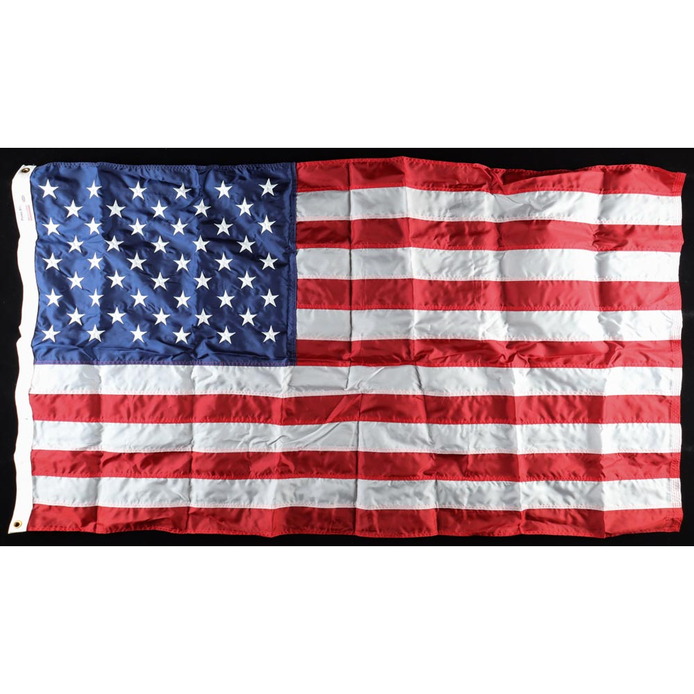 American Flag Flown Over the Capitol for the Inauguration of President Joseph Biden (Architect ...