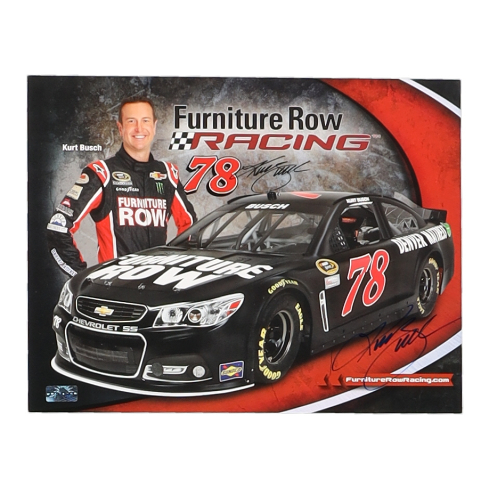 Kurt Busch Signed NASCAR 8x10 Photo (Palm Beach) | Pristine Auction
