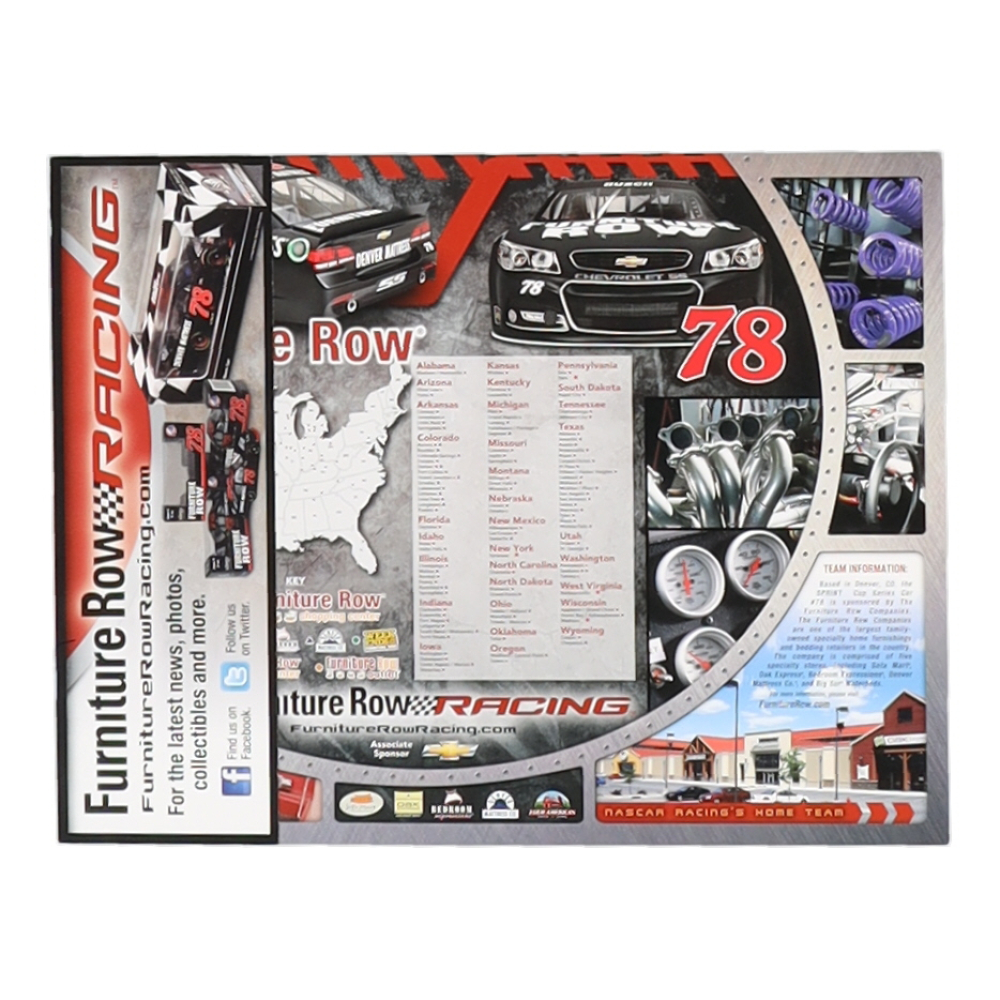 Kurt Busch Signed NASCAR 8x10 Photo (Palm Beach) | Pristine Auction