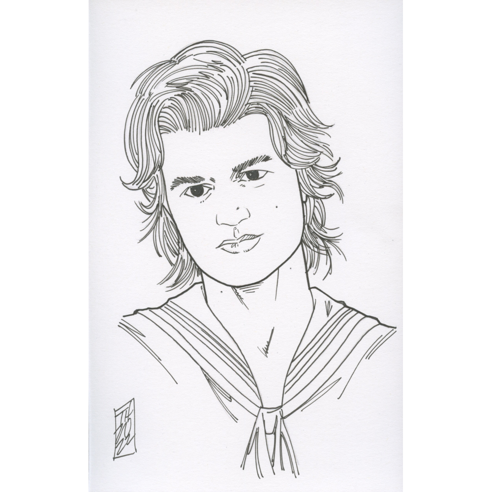 Steve Harrington | Stranger Things - Signed ORIGINAL Drawing by Tom ...