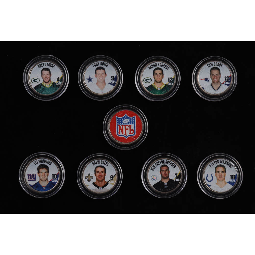 Merrick Mint NFL Set of (7) Colorized State Quarters | Pristine Auction