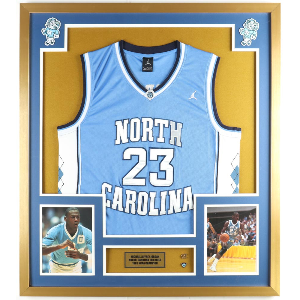 Michael Jordan North Carolina Tar Heels Custom Framed Jersey Display ...