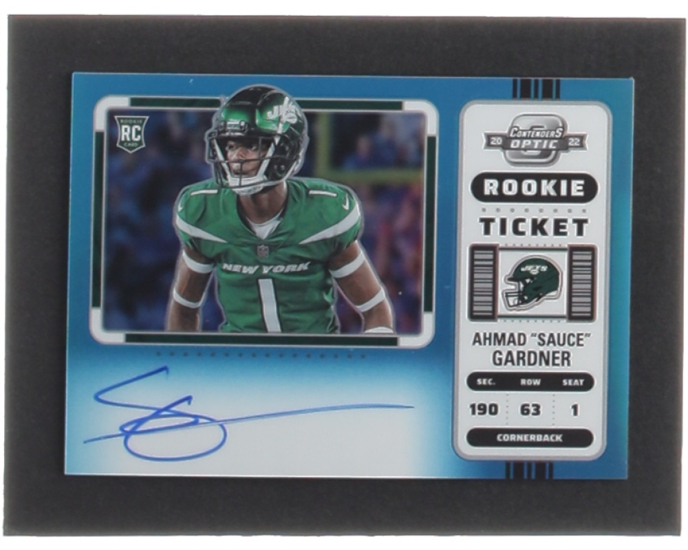 Ahmad Gardner 2022 Panini Contenders Optic Blue #101B Autograph #19/30 ...