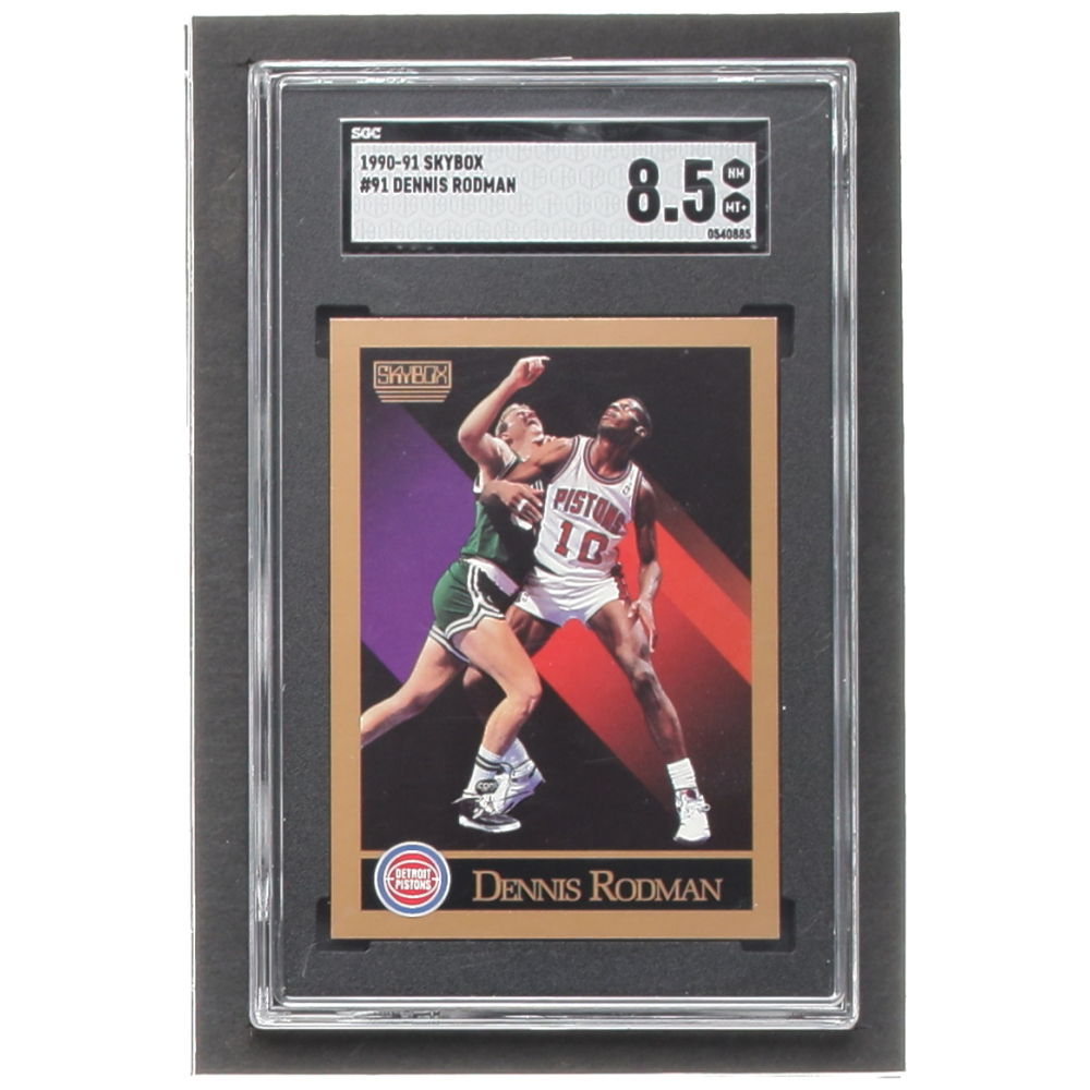 Dennis Rodman 1990-91 SkyBox #91 (SGC 8.5) | Pristine Auction
