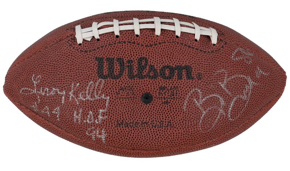 NFL Football Signed by (4) with Otto Graham, Larry Kelly, George Cumby ...