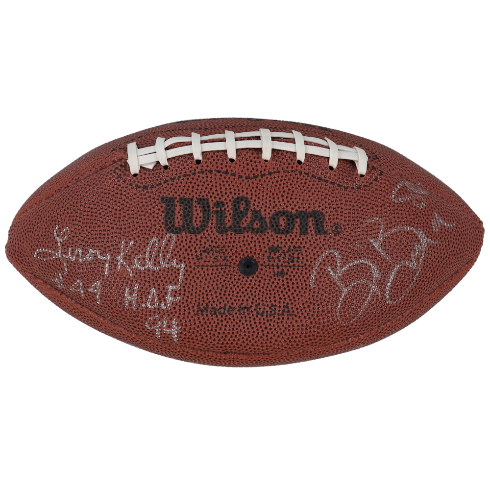 NFL Football Signed by (4) with Otto Graham, Larry Kelly, George Cumby ...