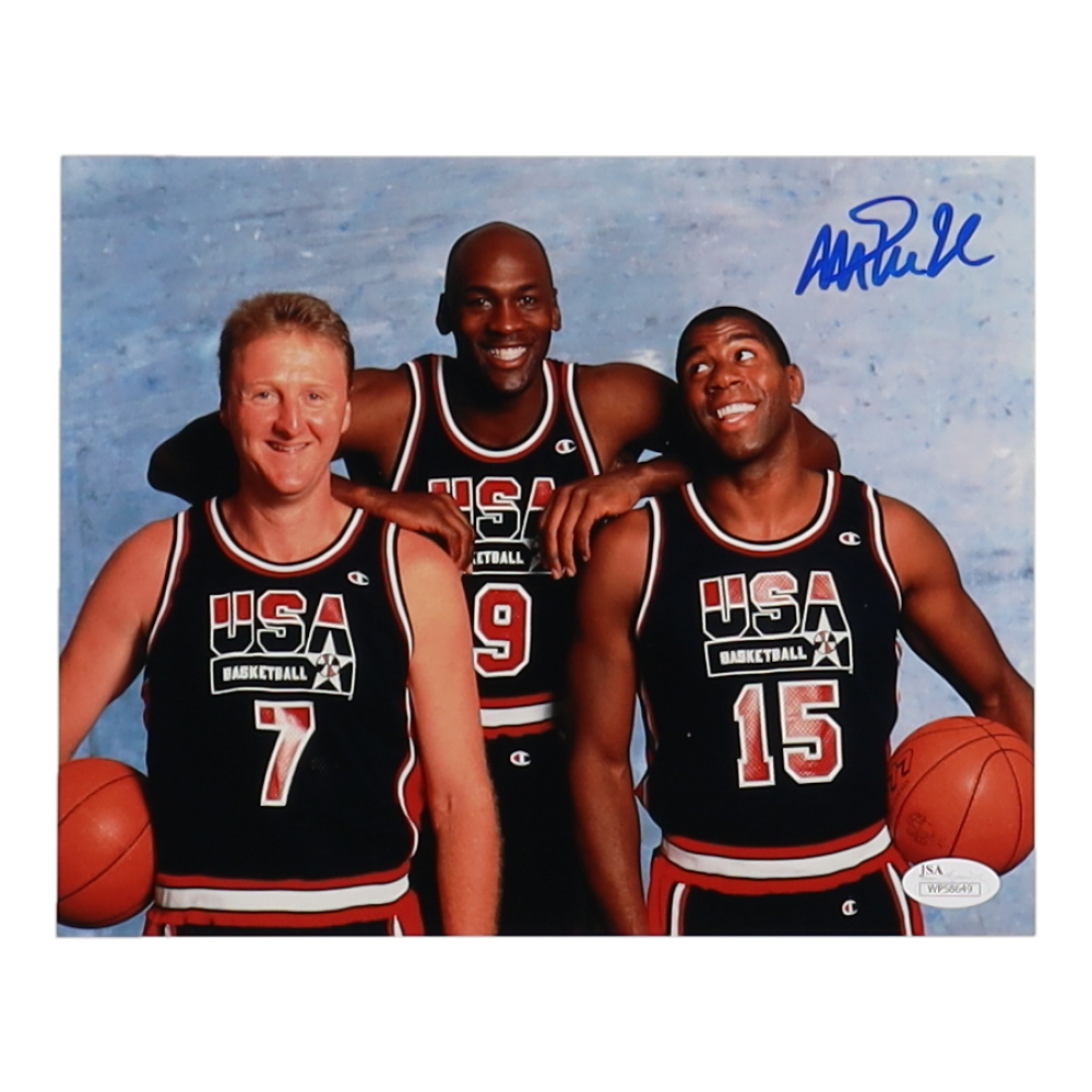 Magic Johnson Signed Team USA 8x10 Photo (JSA) | Pristine Auction