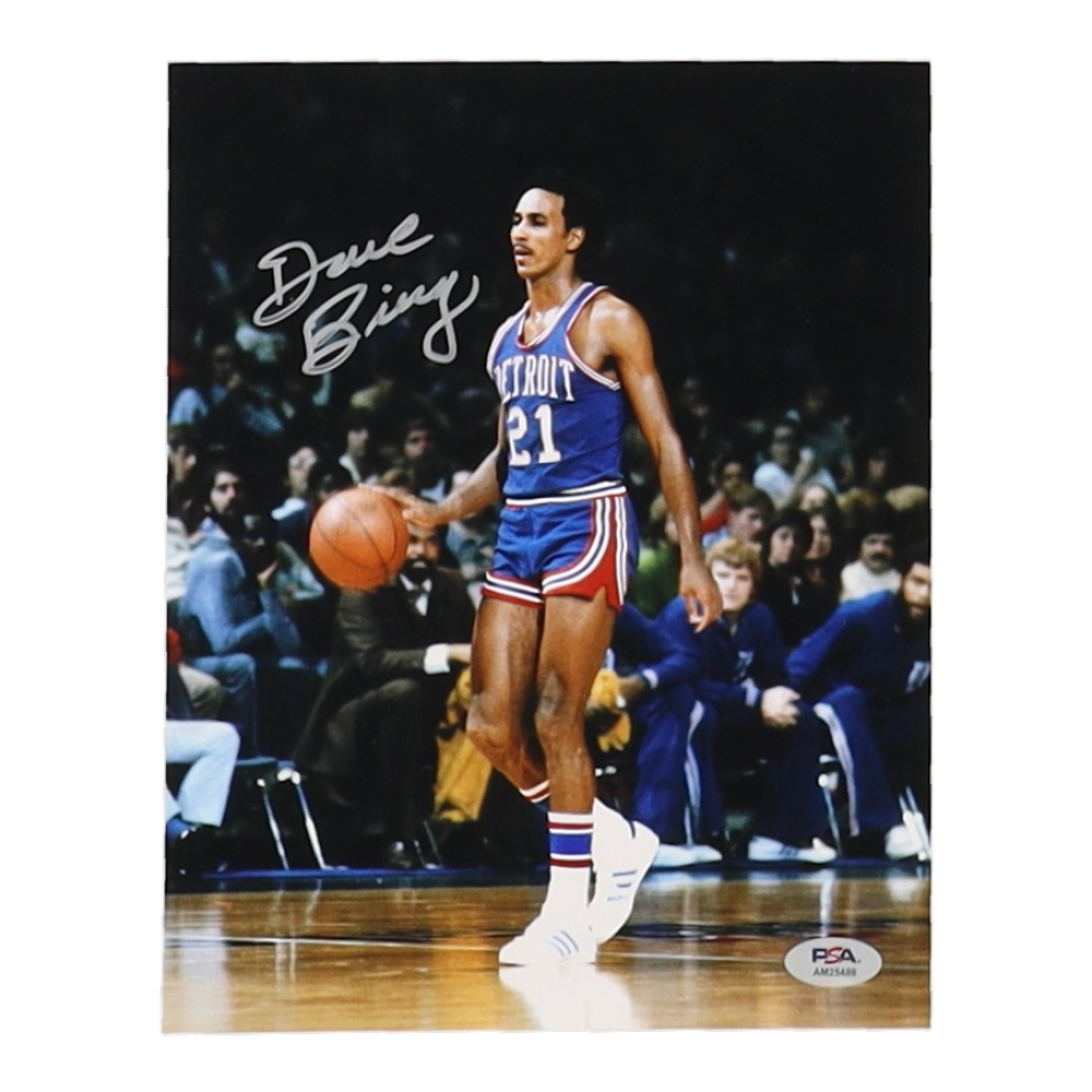 Dave Bing Signed Pistons 8x10 Photo (PSA) | Pristine Auction