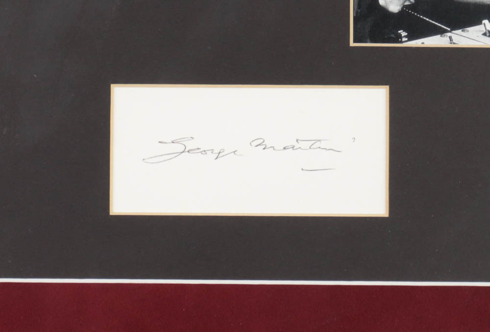 "The Beatles" Custom Framed Cut Display Signed By (5) With Paul ...