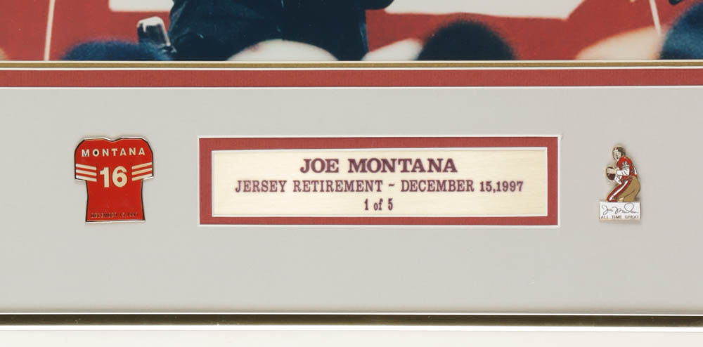 Steve Young Signed 49ers Custom Framed Photo Display (Beckett ...