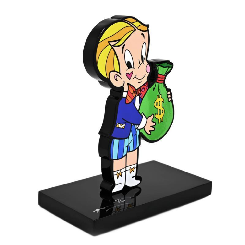 Romero Britto Signed "Richie Rich" Limited Edition Resin Sculpture (PA ...